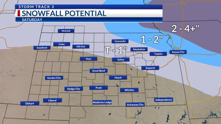 Storm Track 3 Forecast: Snow stays north this morning, fierce winds ...