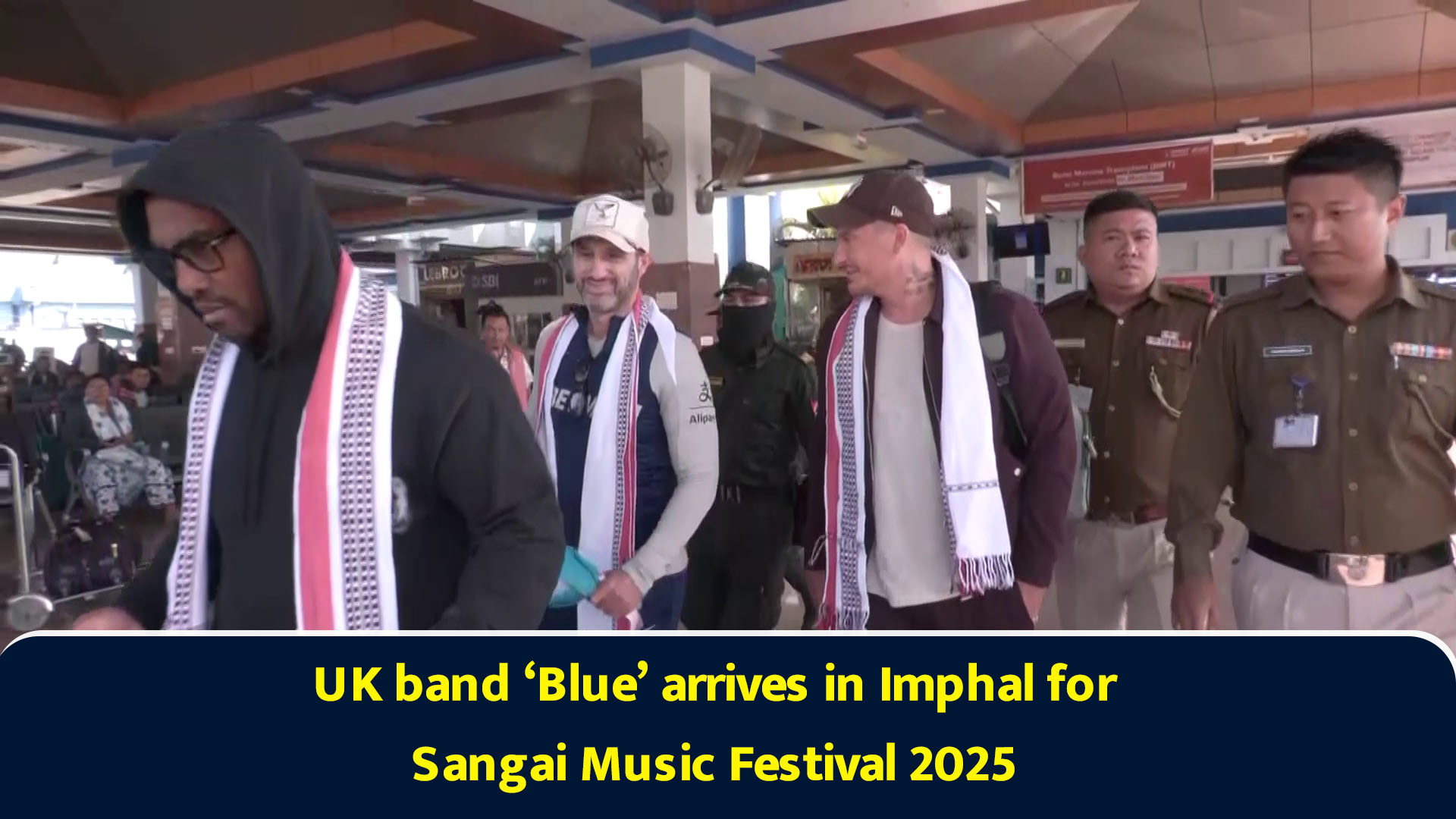 UK band ‘Blue’ arrives in Imphal for Sangai Music Festival 2025