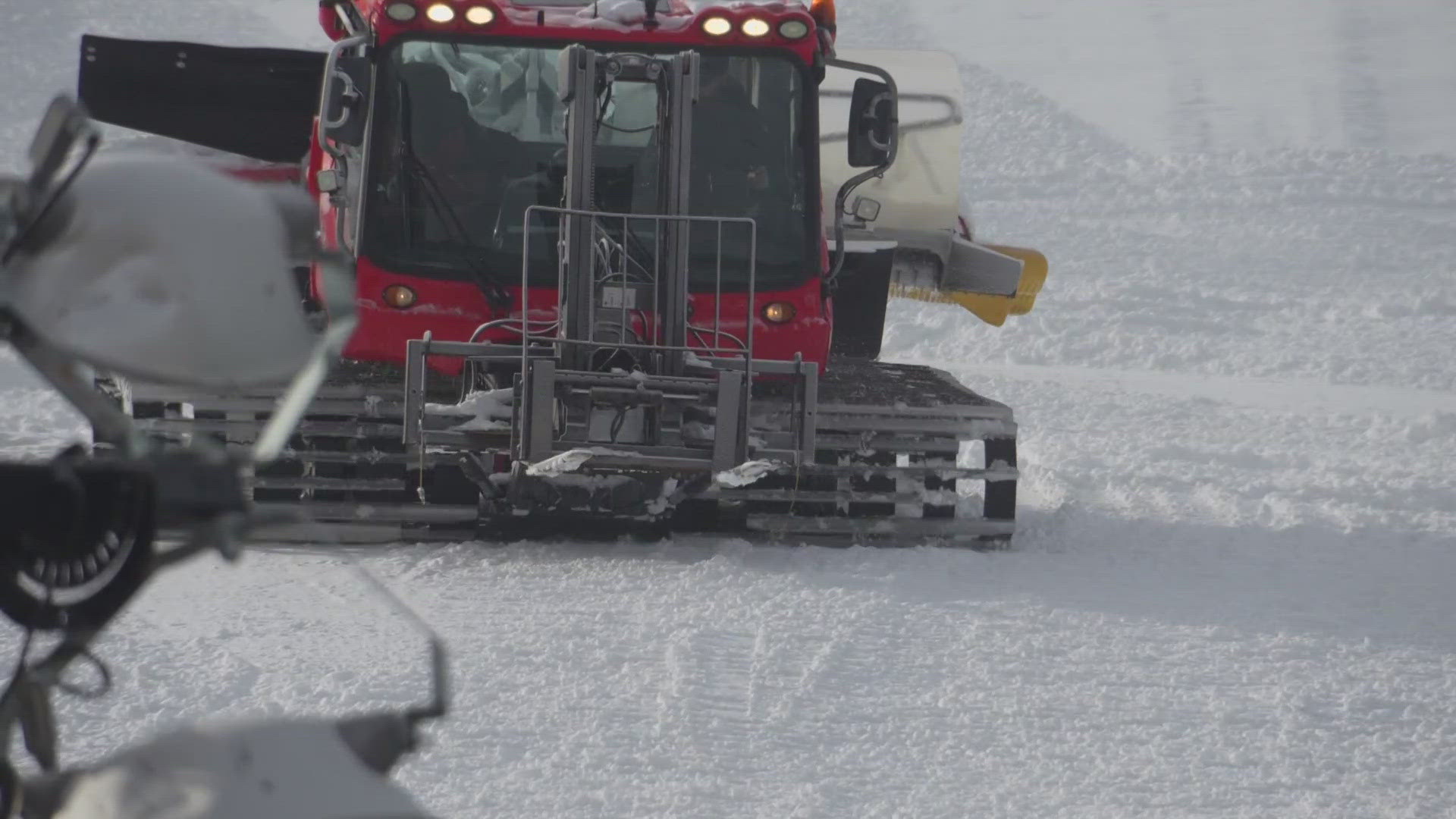 Crews at Copper Mountain work to keep World Cup race track ready