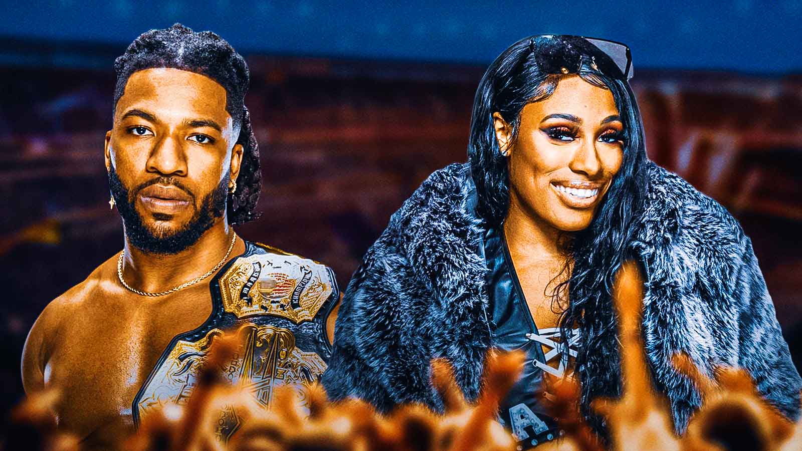 WWE stars Trick Williams and Lash Legend announce engagement