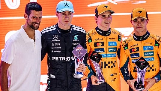 Formula 1: Tennis Star Novak Djokovic Presents Sprint Race Awards As ...