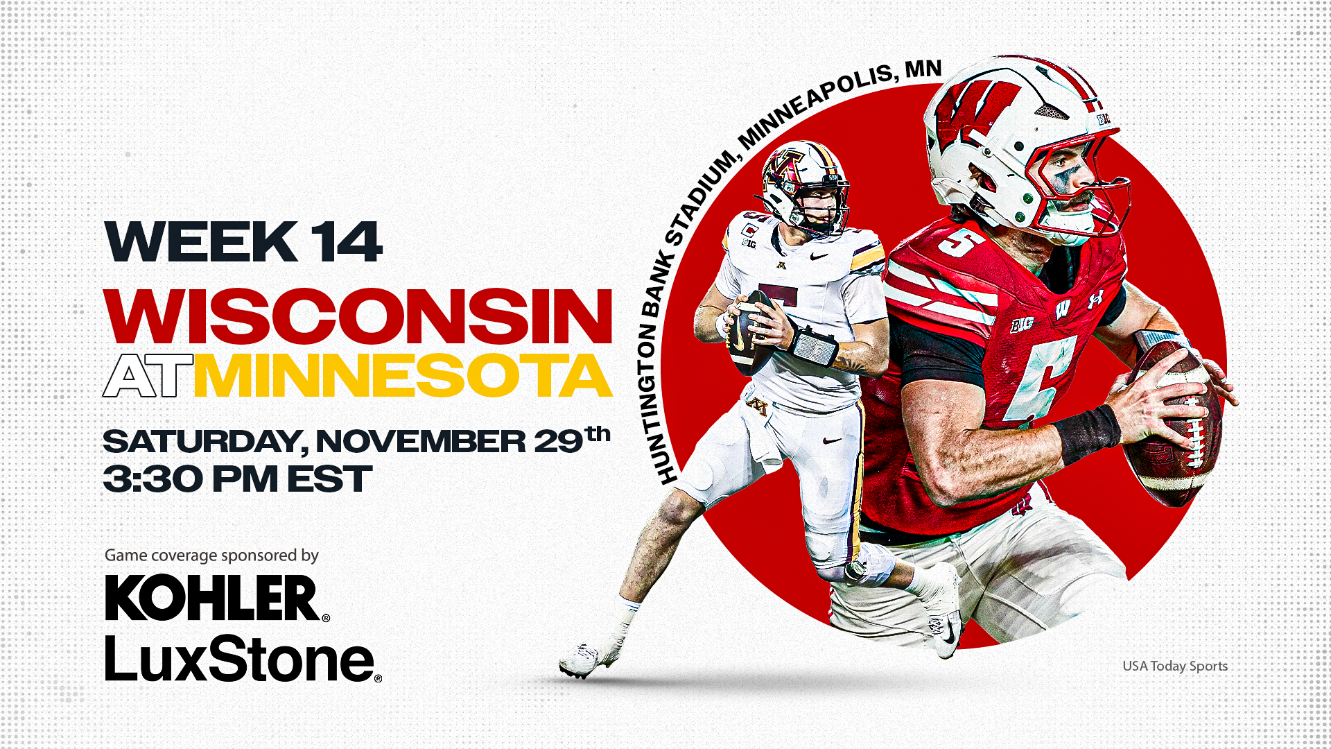 What channel is Wisconsin vs. Minnesota on today? Time, TV schedule