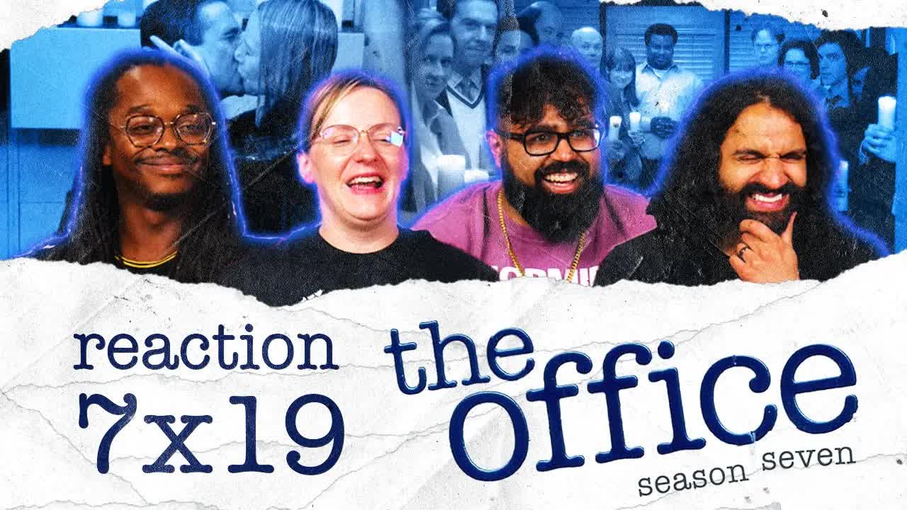 Michael's leaving? | The Office - 7x19 Garage Sale | Group reaction