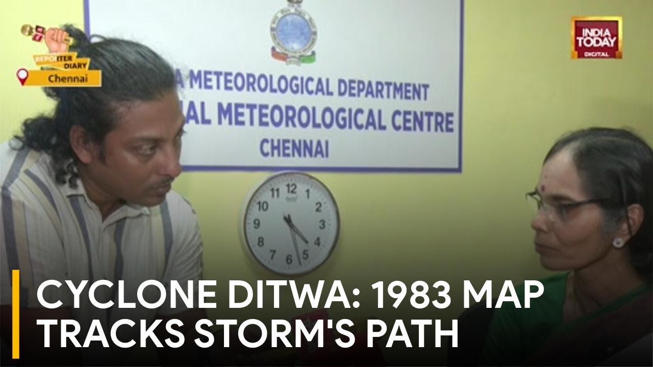 Cyclone Ditwah: 1983 Relief Map Explains Storm's Parallel Path to Tamil ...