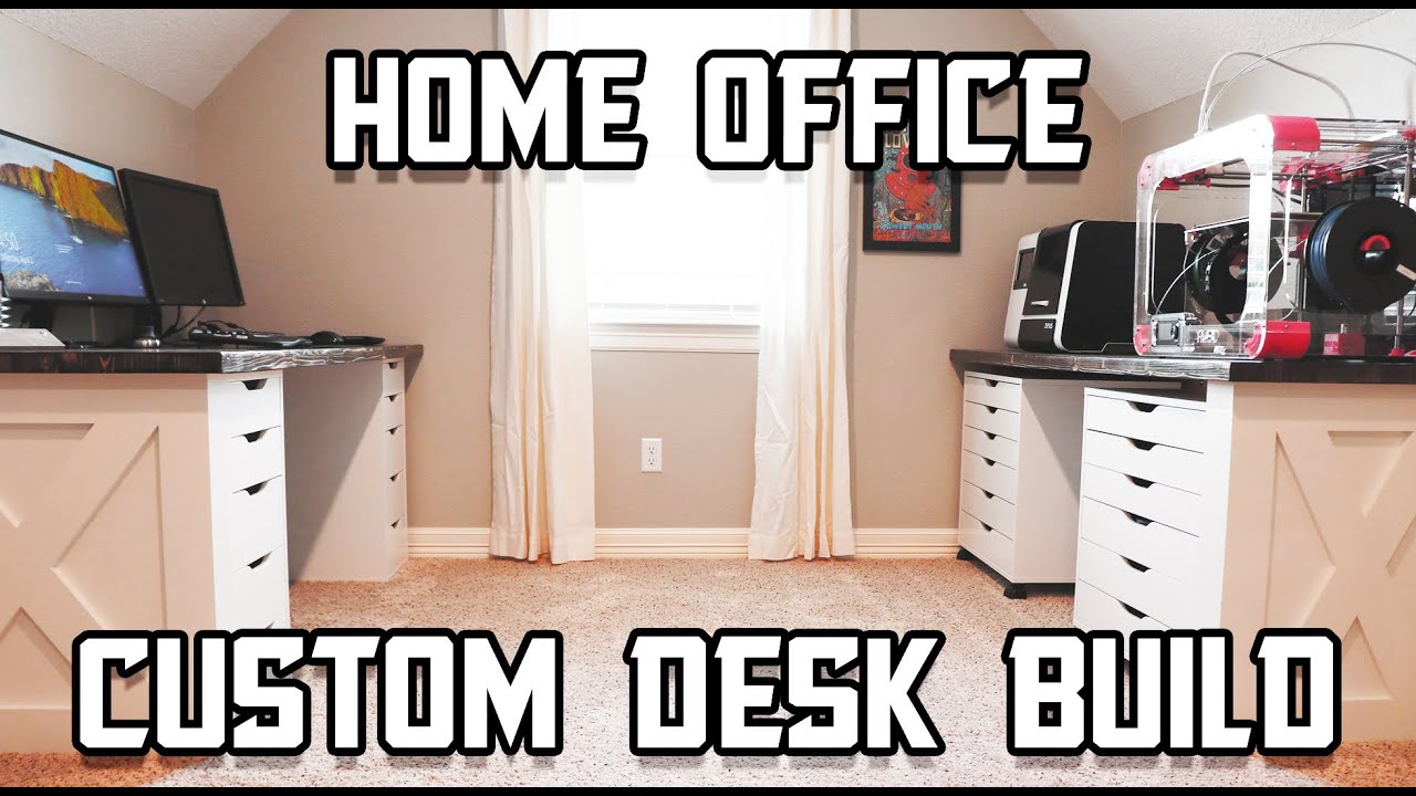 I built a custom desk for my home office 🪑