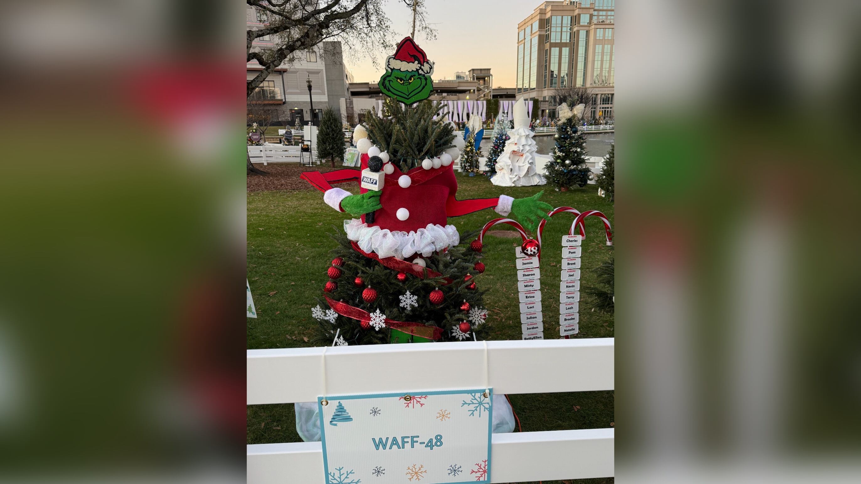 Tinsel Trail lights up Big Spring Park for holiday season