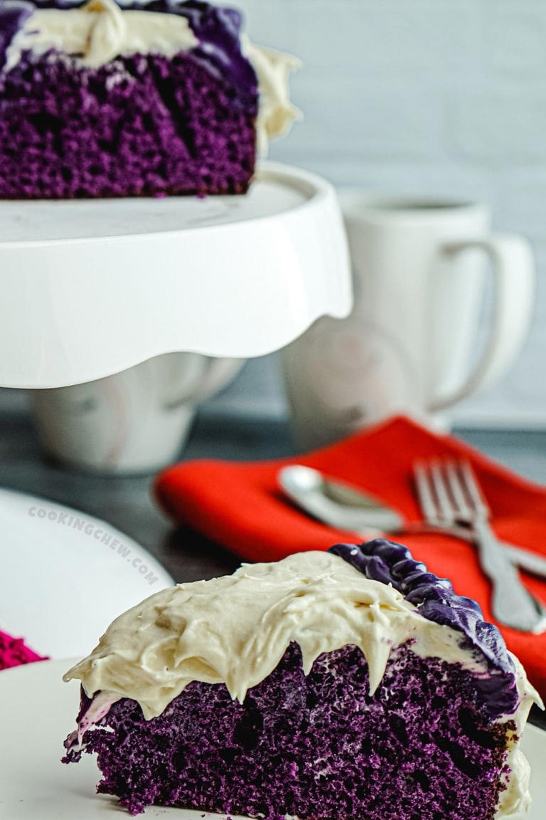 Ube Cake — Moist, Tender and Naturally Purple