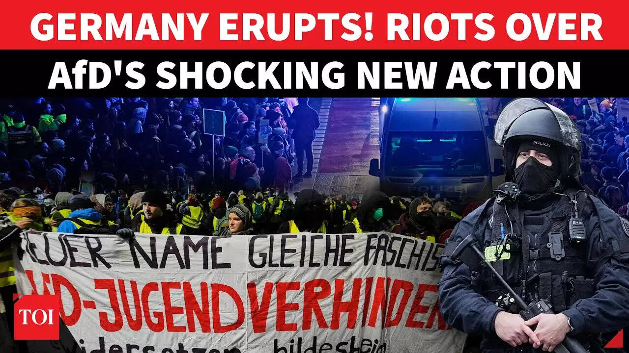 Germany In TURMOIL: Heavy Clashes, Riots, Mass Protests Against Far ...