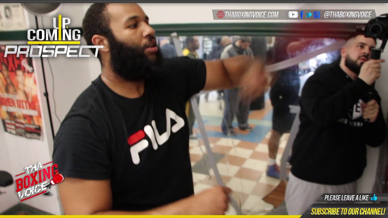 🇺🇸Darmani Rock American Heavyweight Final Days Before Fight on Speed Bag🥊