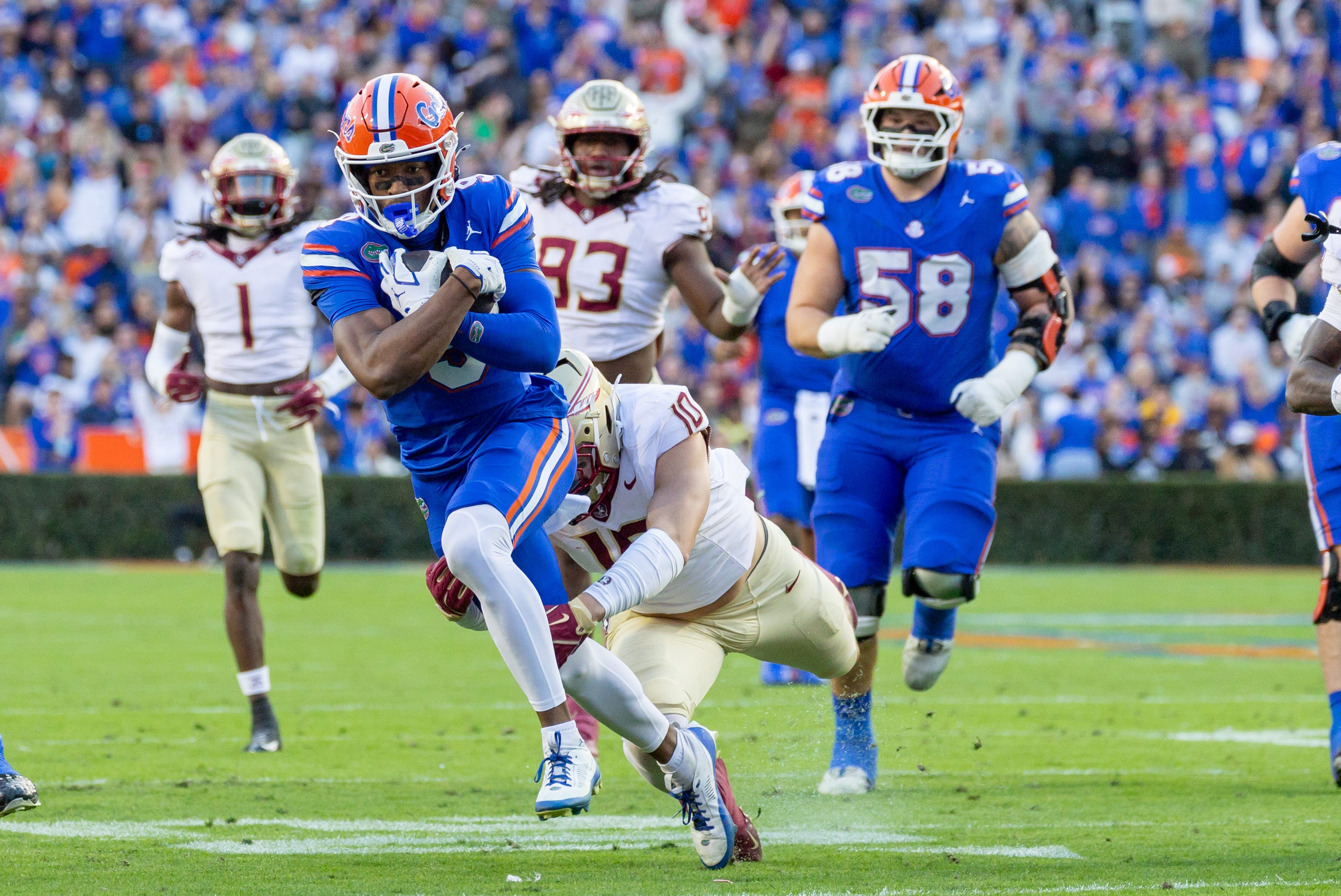 FSU football drops regular-season finale at UF 40-21, finishes 5-7