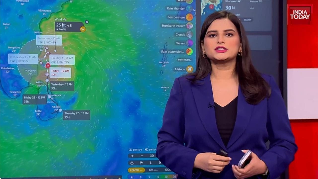 Cyclone Ditwa: Red Alert in Tamil Nadu, Puducherry as Storm Approaches ...