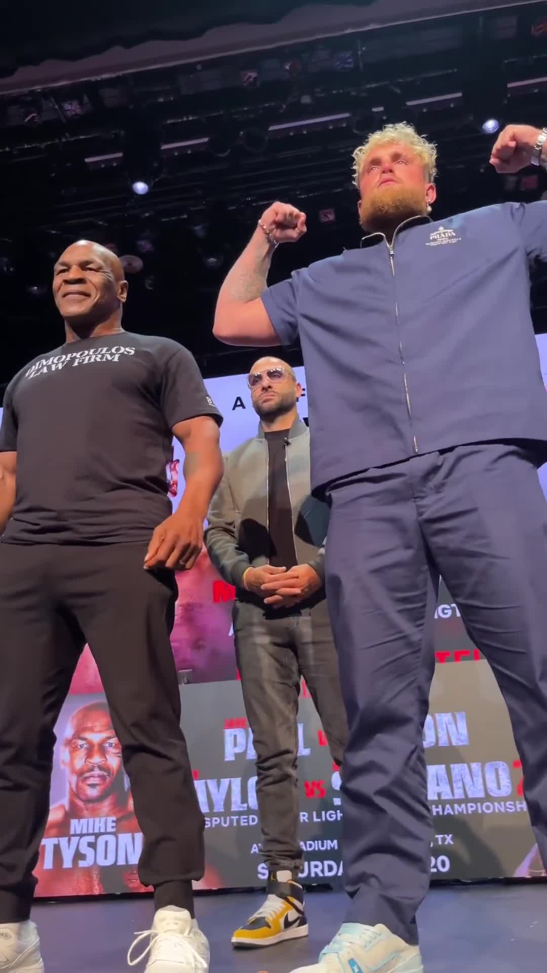 Jake Paul and Mike Tyson face off at the first press conference ahead ...