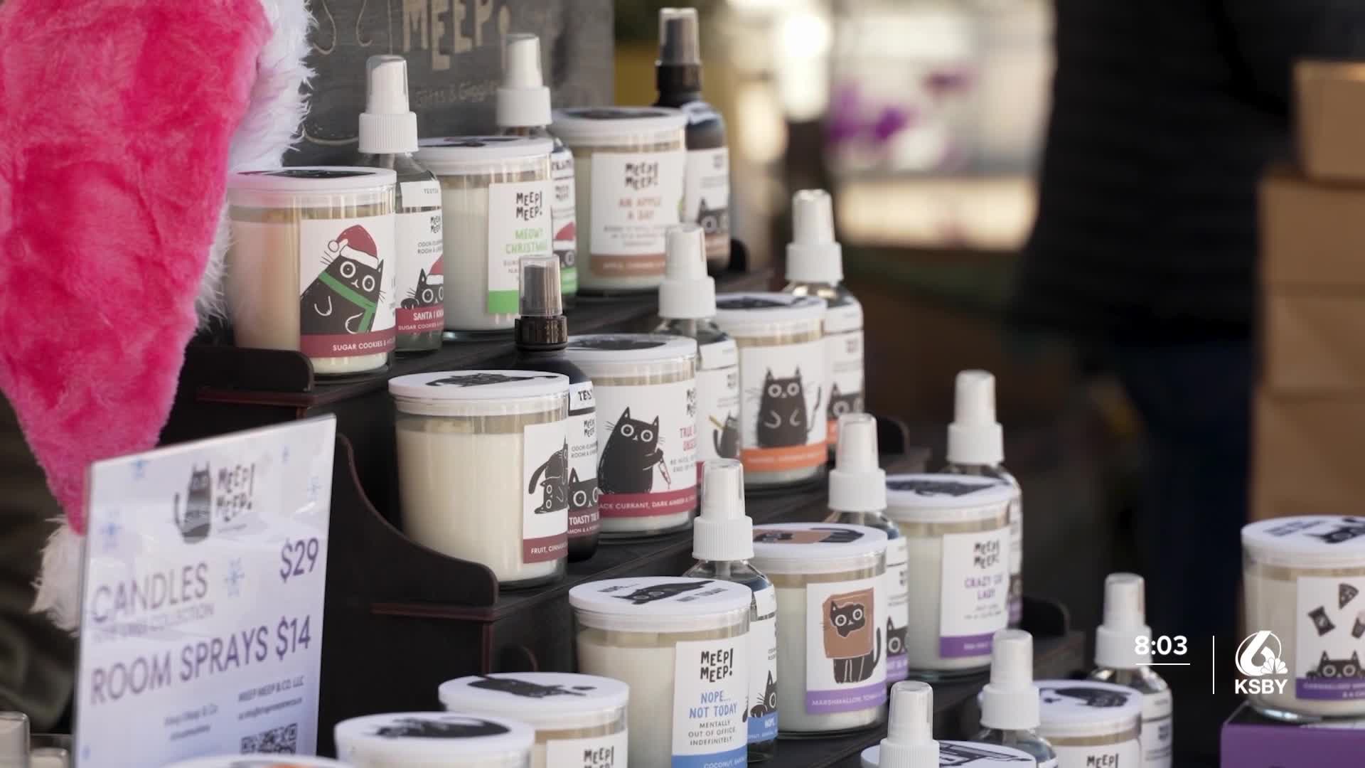 Caffinated Cat Cafe in Grover Beach holds Holiday Makers Market