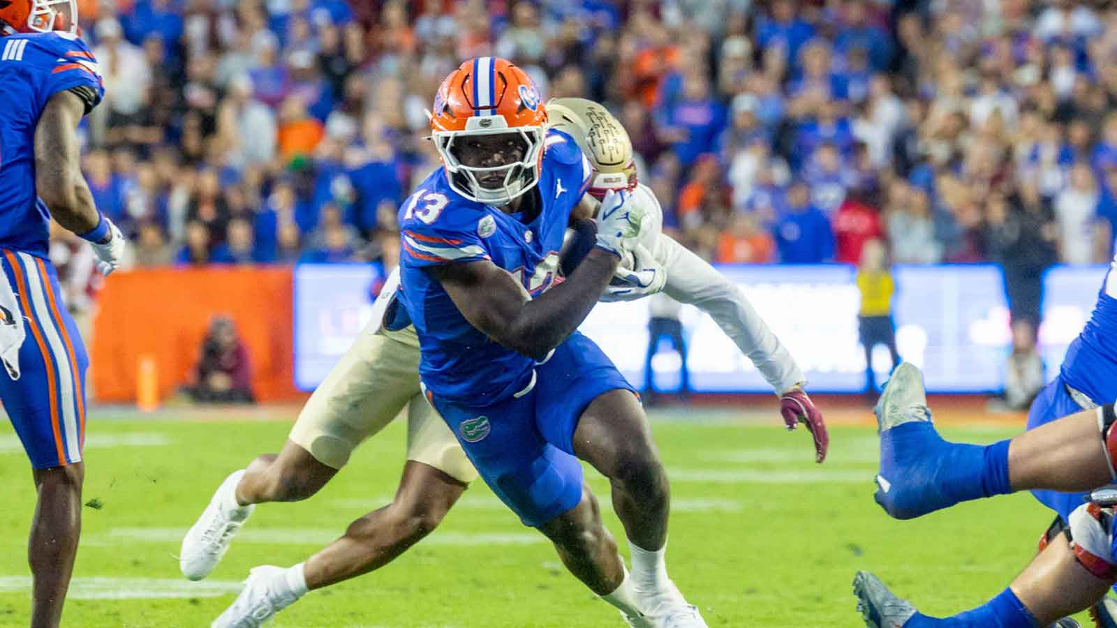 Florida RB Jadan Baugh adds to NFL Draft buzz with historic night vs. FSU