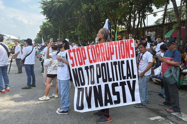 Thousands protest in Philippines against corruption, flood control fraud