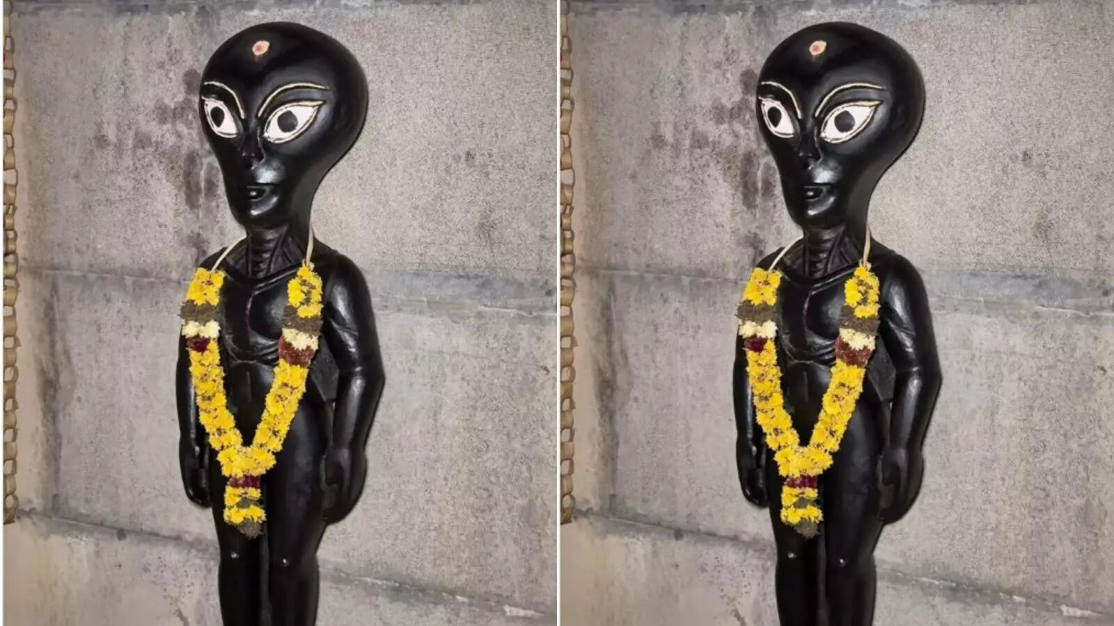 ‘World’s First Black Alien’ Temple Has Been Built in This Indian City