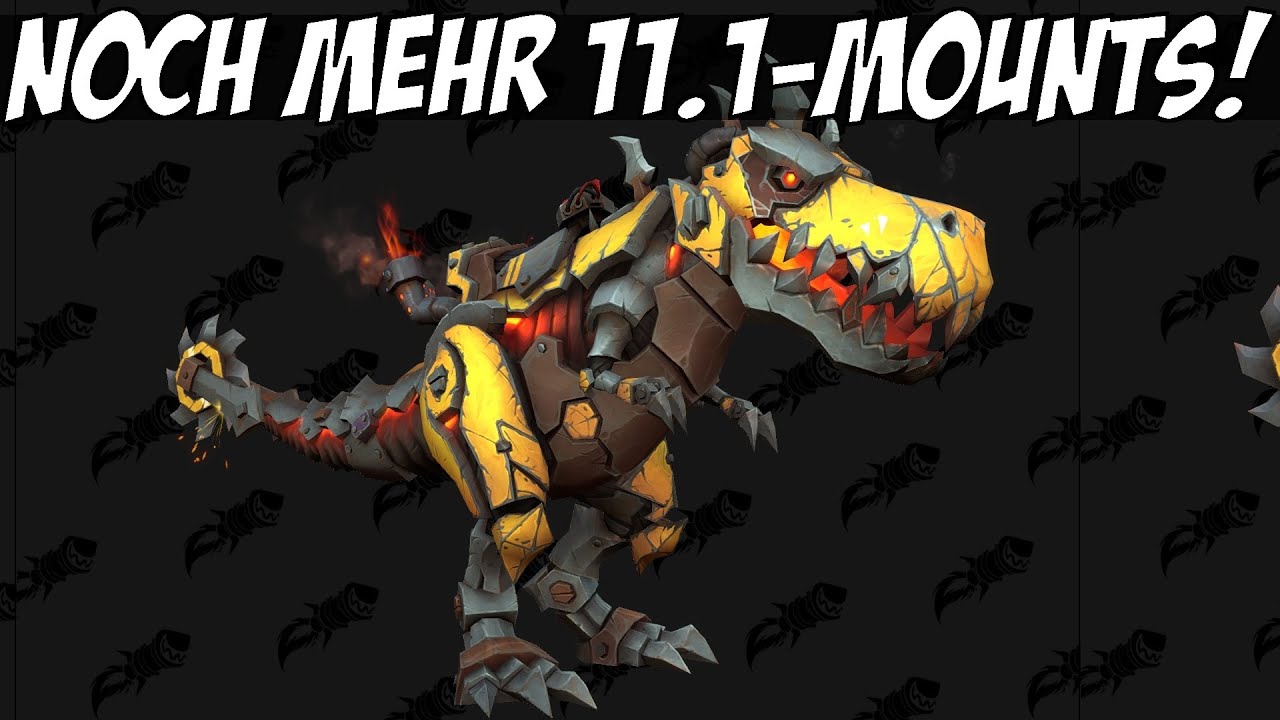 COOLSTES DINO-MOUNT EVER? Ein Robo T-Rex und weitere neue Mounts aus ...