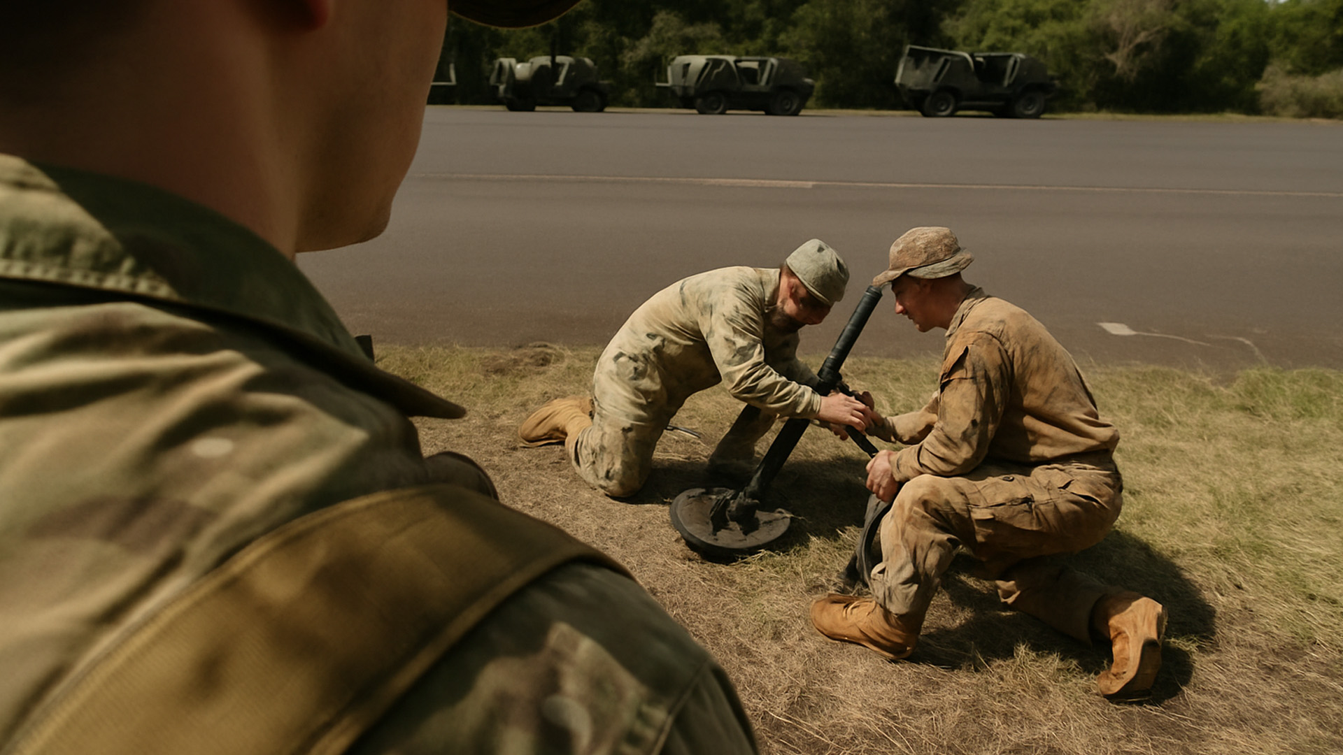 2-27 Infantry Trains on Obstacles and Mortar Drills