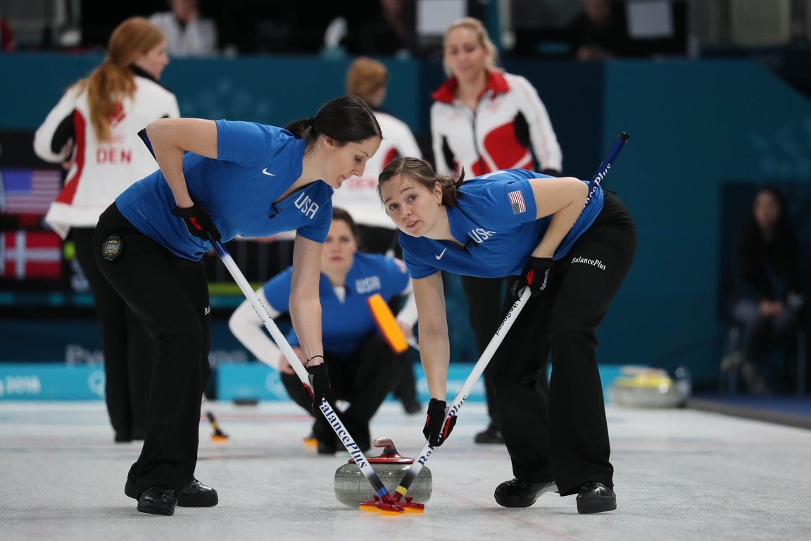 Sensational pictures of Team USA curler Aileen Geving