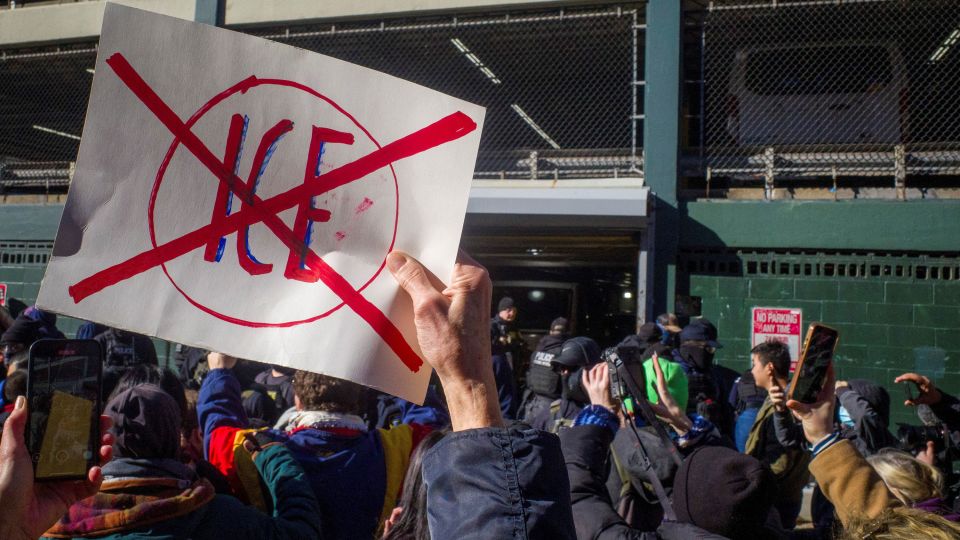 Multiple arrested as protesters block federal agents at Manhattan garage