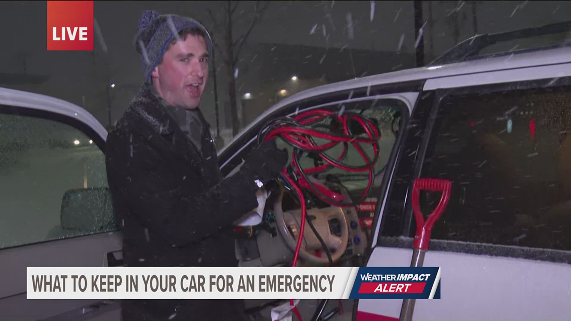 What to have in your car in case of a winter weather emergency