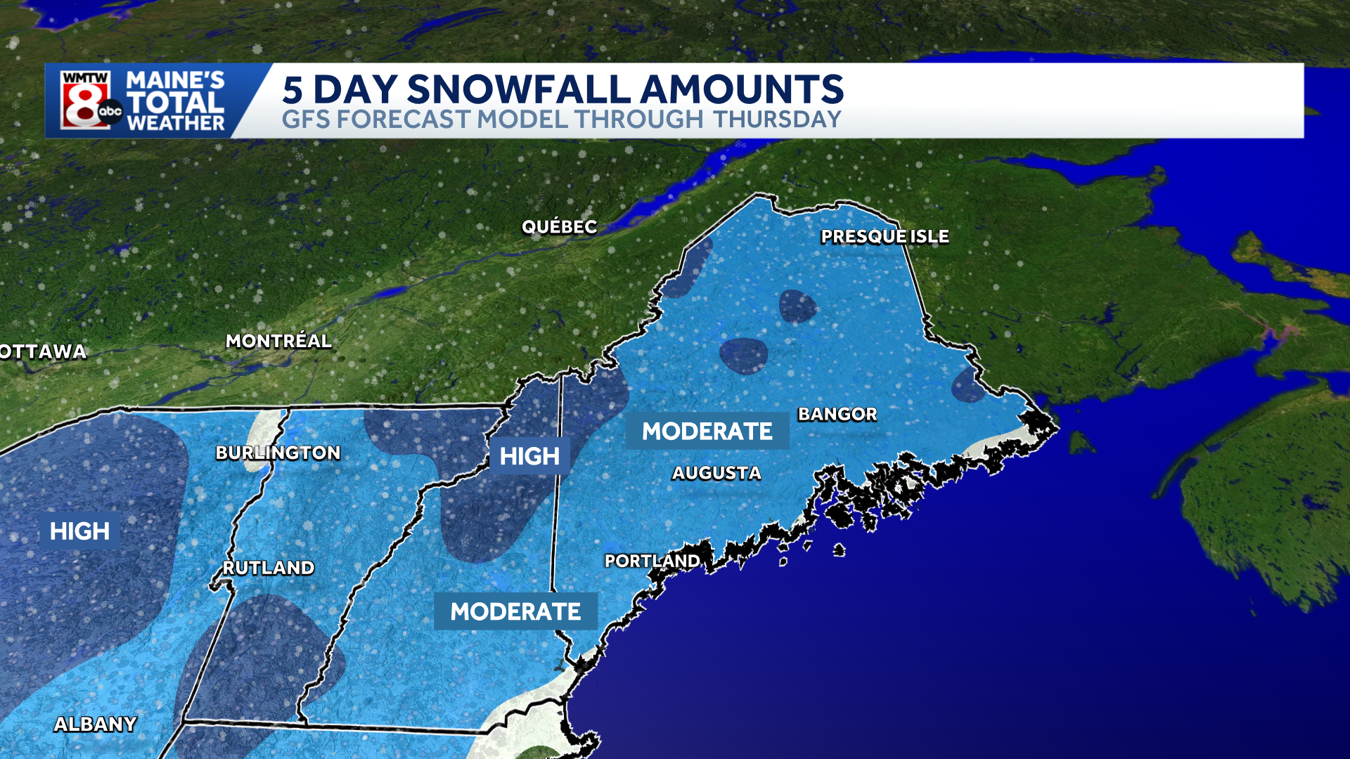First widespread snowfall of the season expected in Maine on Tuesday
