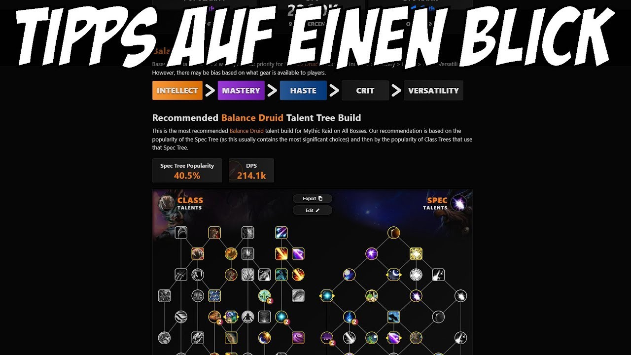 Tipps, Tricks, Builds und mehr für alle Klassen: Diese Seite liefert ...