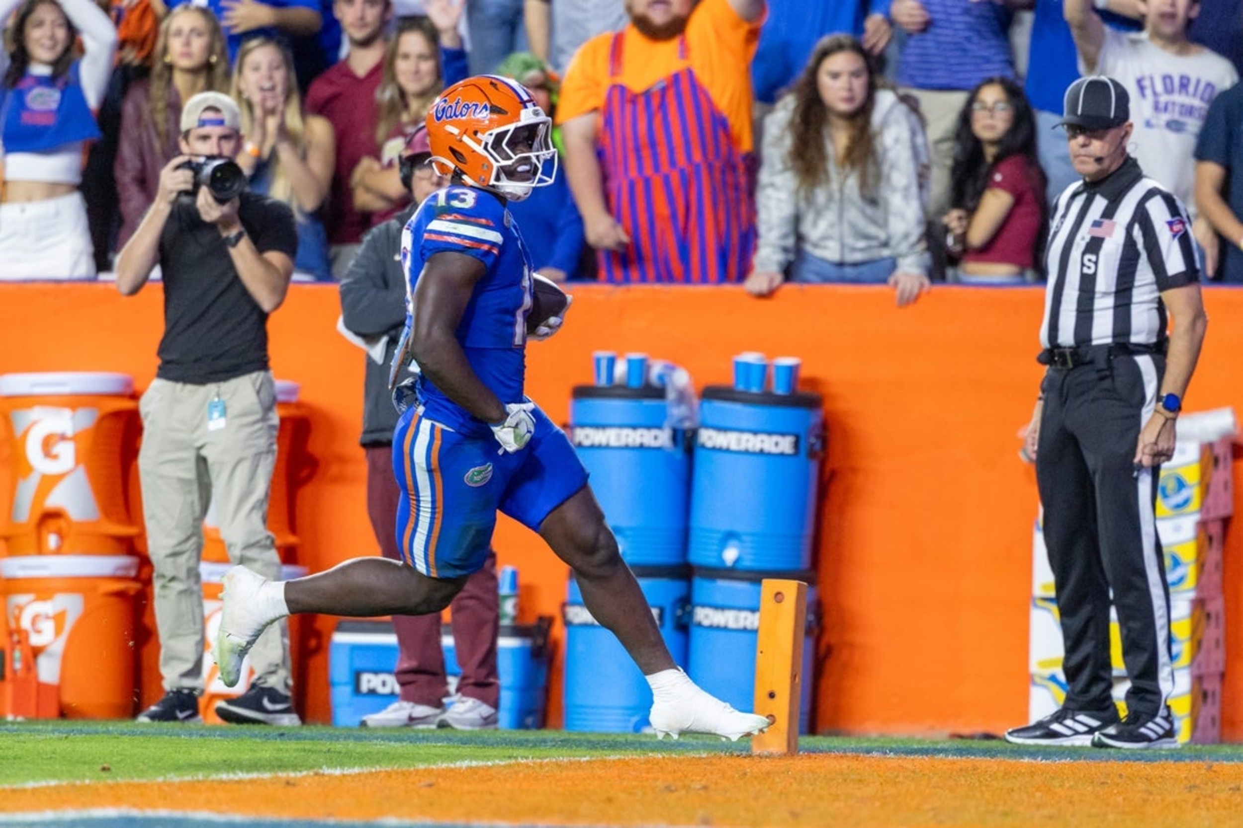 Jadan Baugh's historic outing leads Florida to rivalry win over Florida ...