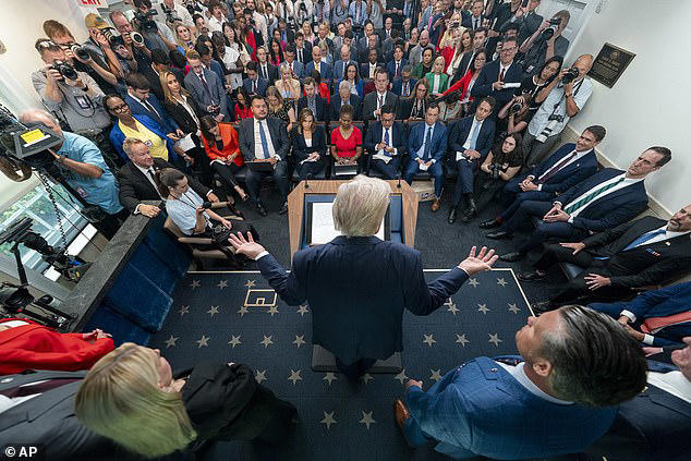 Trump launches 'media bias tracker' as he names 'offender of the week'