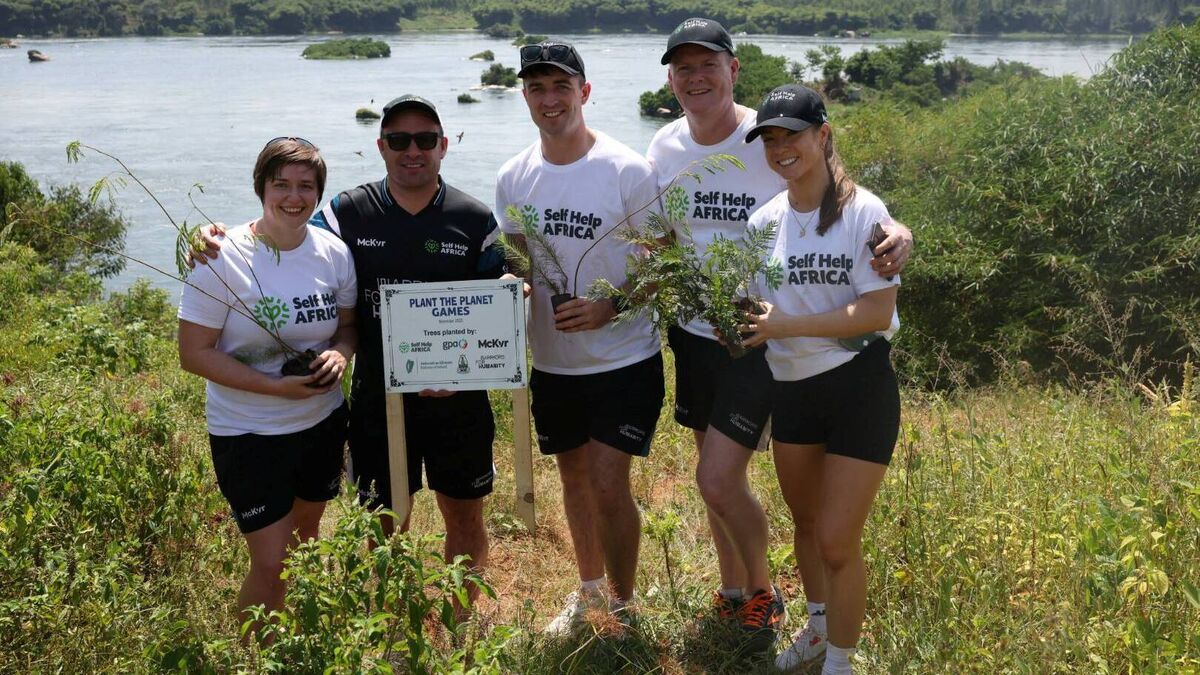 GAA stars lend a hand to promote sport and plant trees in Uganda