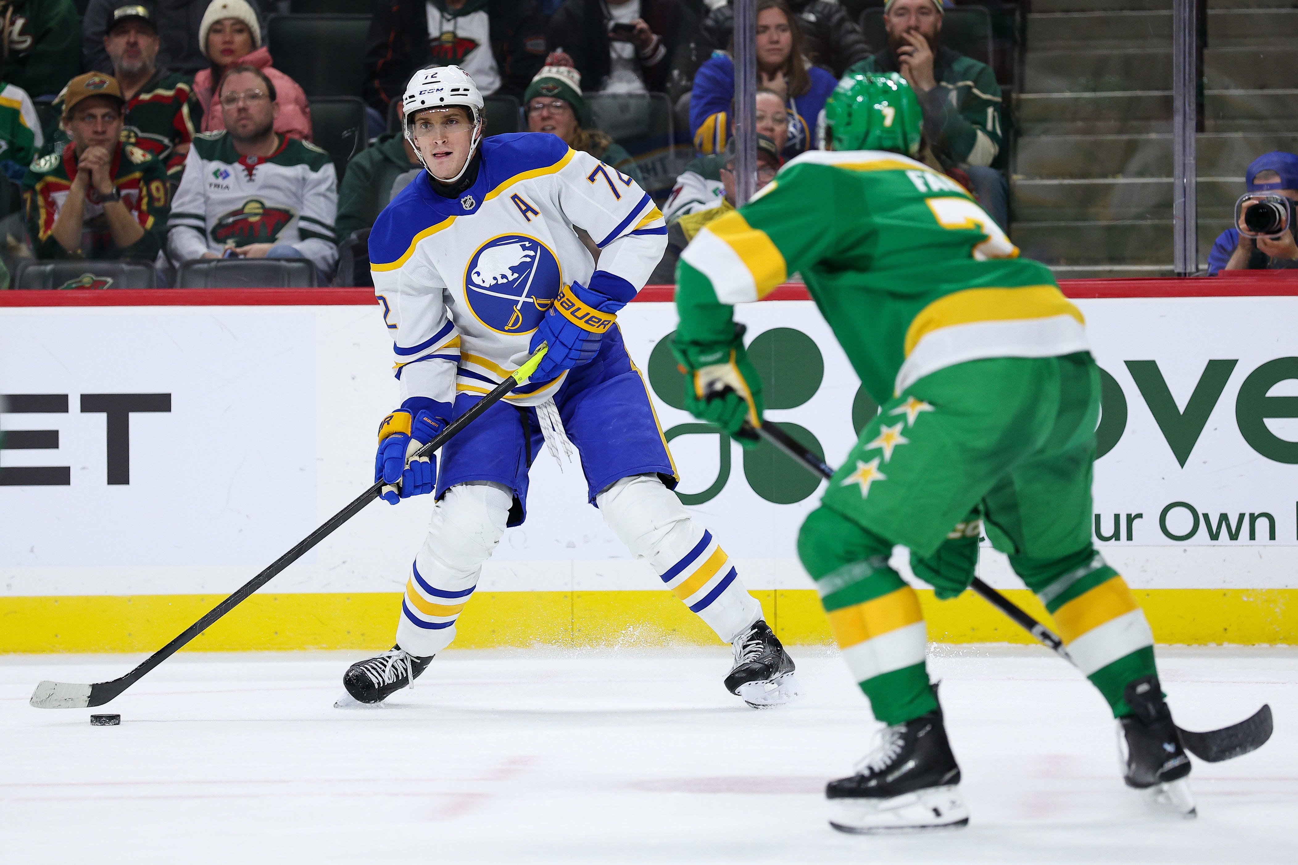 Sabres play comeback, earn elusive road win at Minnesota