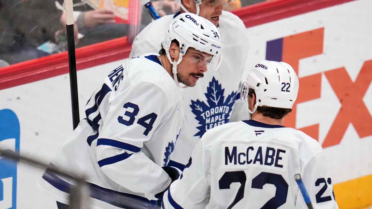‘A long time coming’: Maple Leafs explode for feel-good rout over Penguins