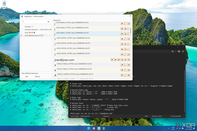 WinCompose is the best way to use special characters on Windows, and ...
