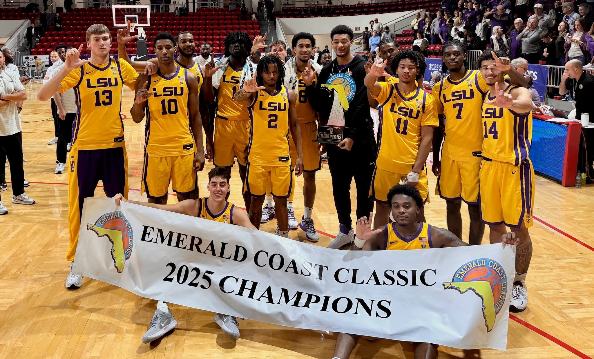 LSU men's basketball routs DePaul, wins Emerald Coast Classic