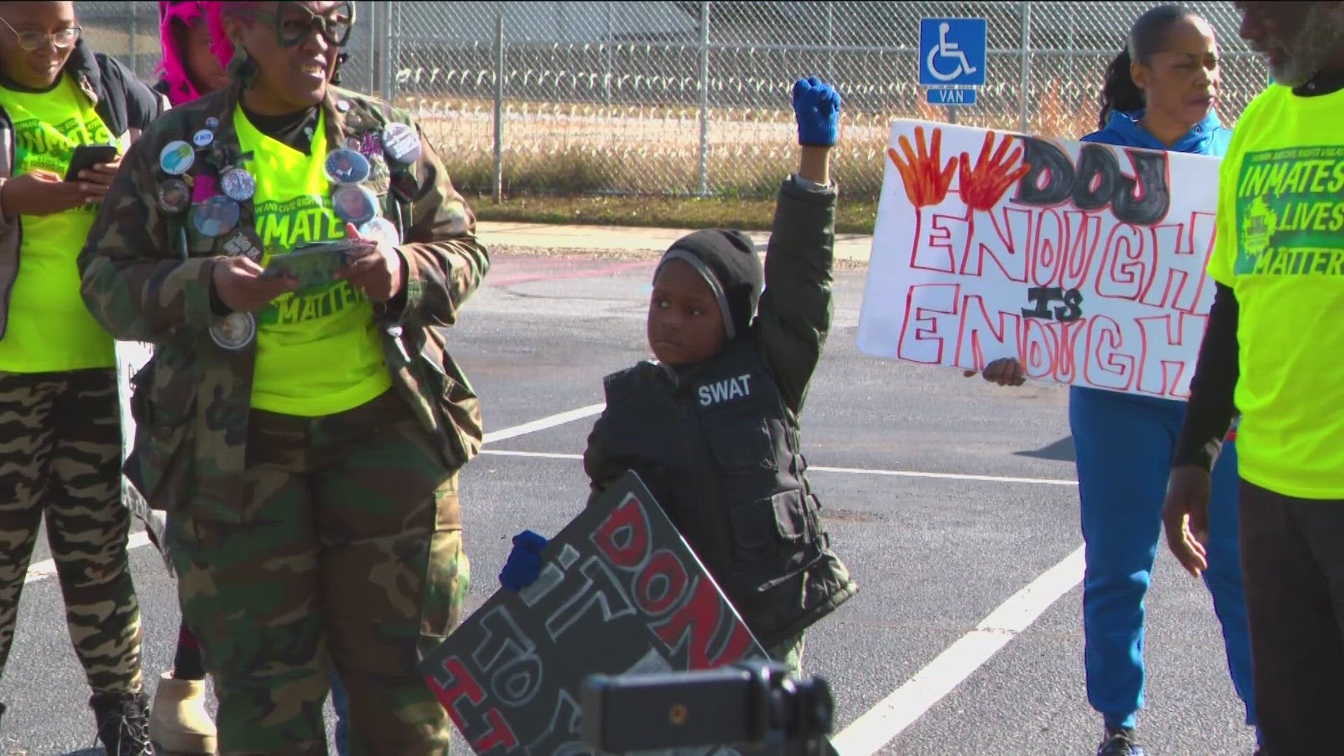 Community gathers to protest conditions at Clayton County Jail