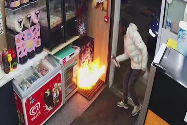 Watch extraordinary moment rapper uses 'flamethrower' to attack city ...