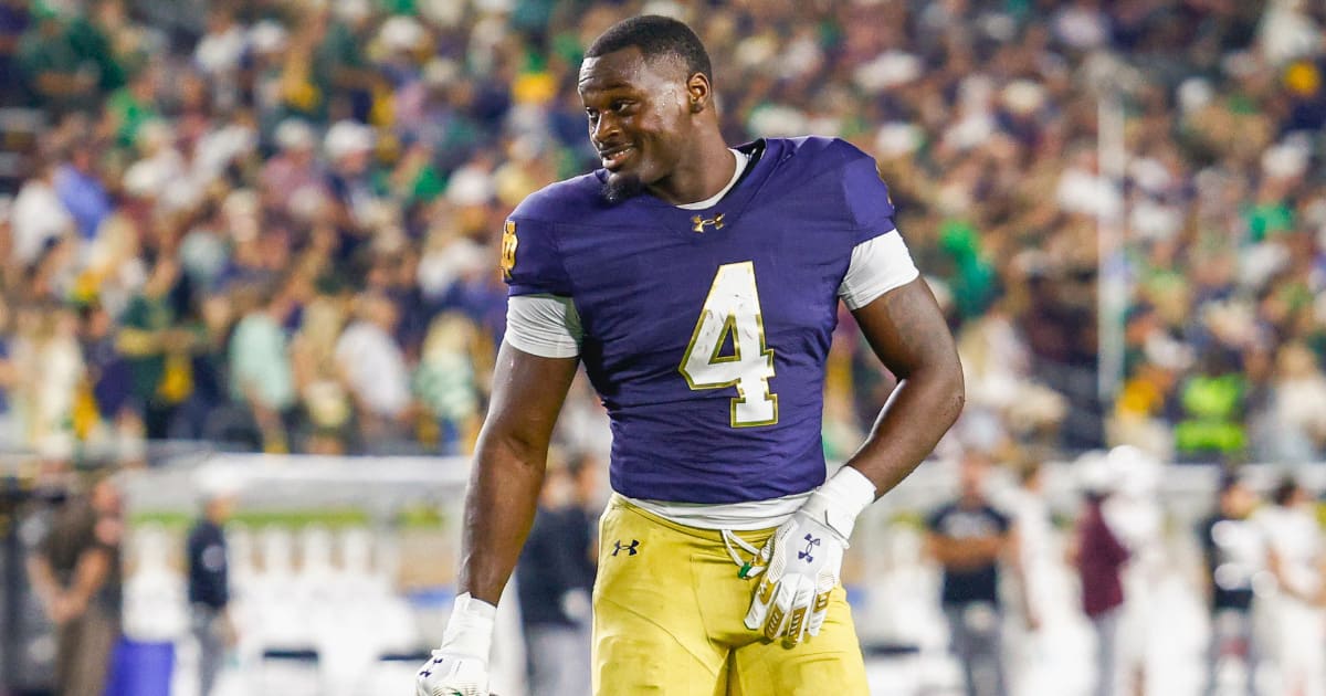 Notre Dame coach Marcus Freeman shares postgame injury update on RB ...
