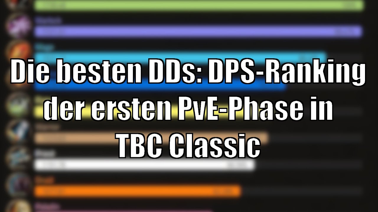 DPS-Ranking: Die besten DDs der ersten Phase in The Burning Crusade ...