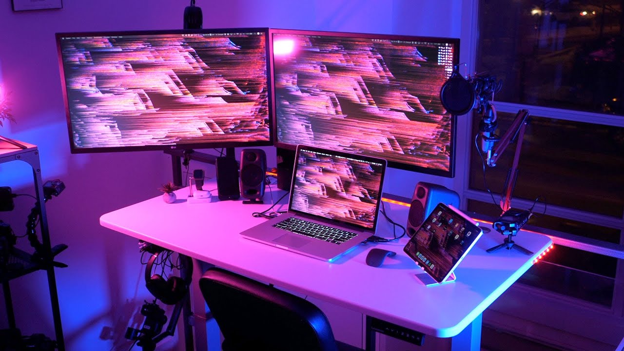 Ultimate work from home standing desk setup