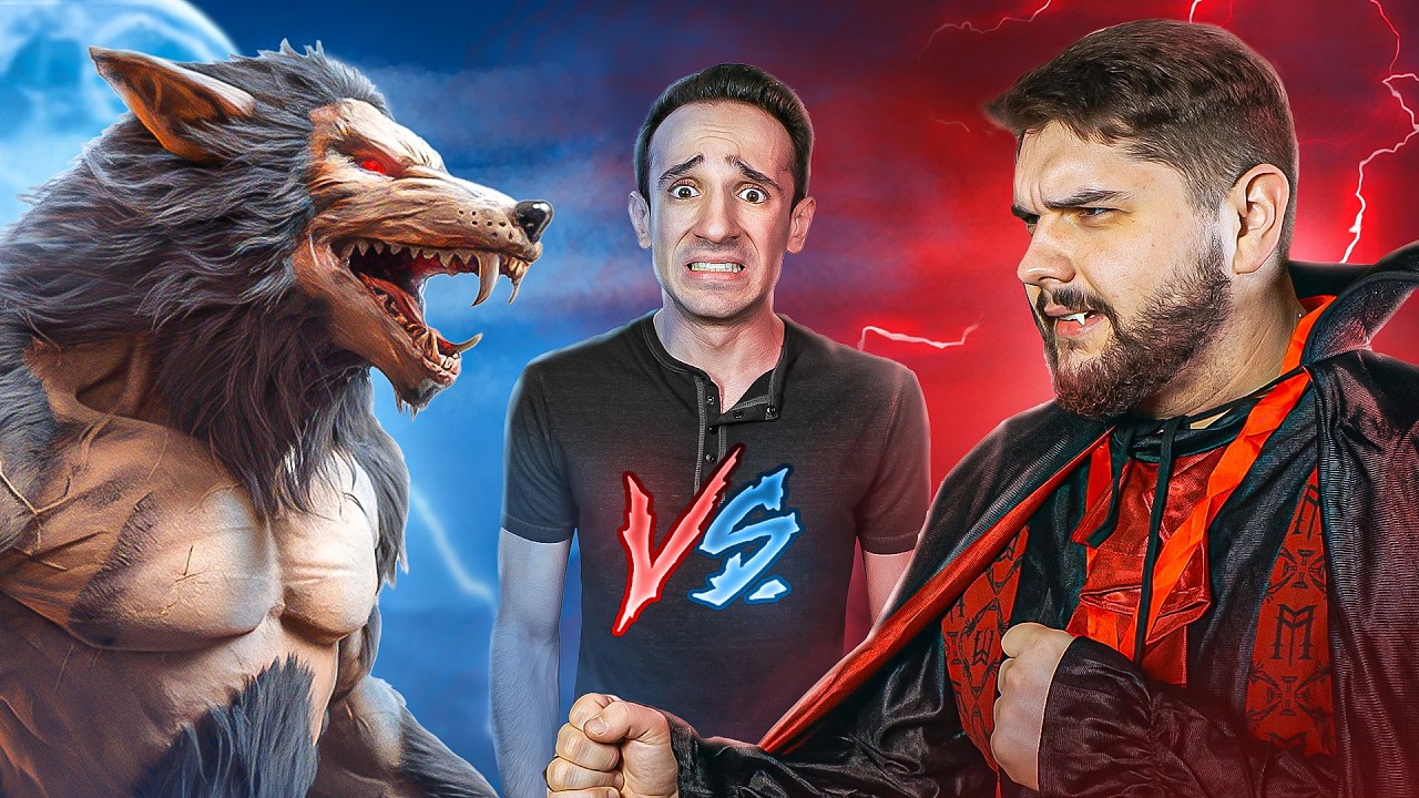 Epic supernatural showdown pits a real werewolf against a vampire