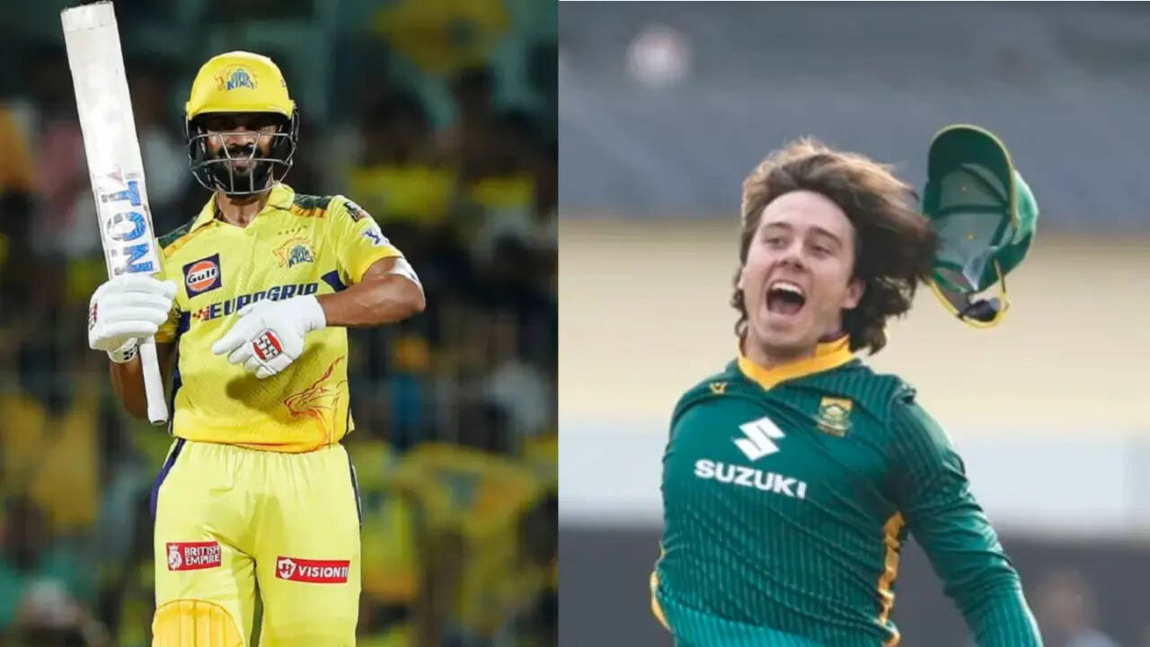 CSK React After Dewald Brevis Sends Back Captain Ruturaj Gaikwad With ...