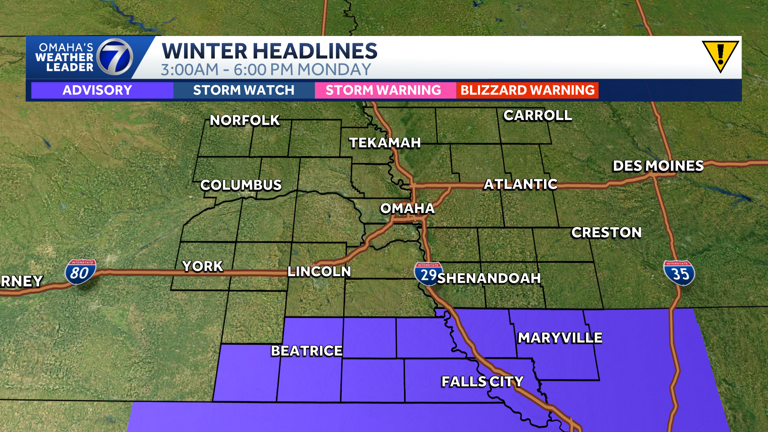 Omaha weather: Light snow Monday impacting commute