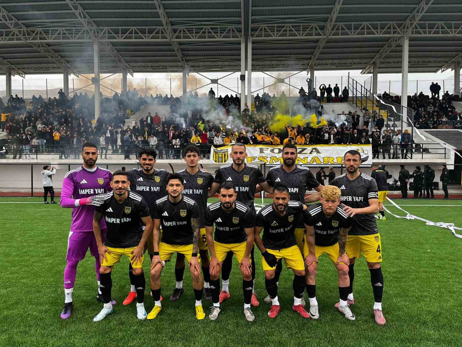Bitlis 1916 Futbol Spor Kulübü namağlup yoluna devam ediyor