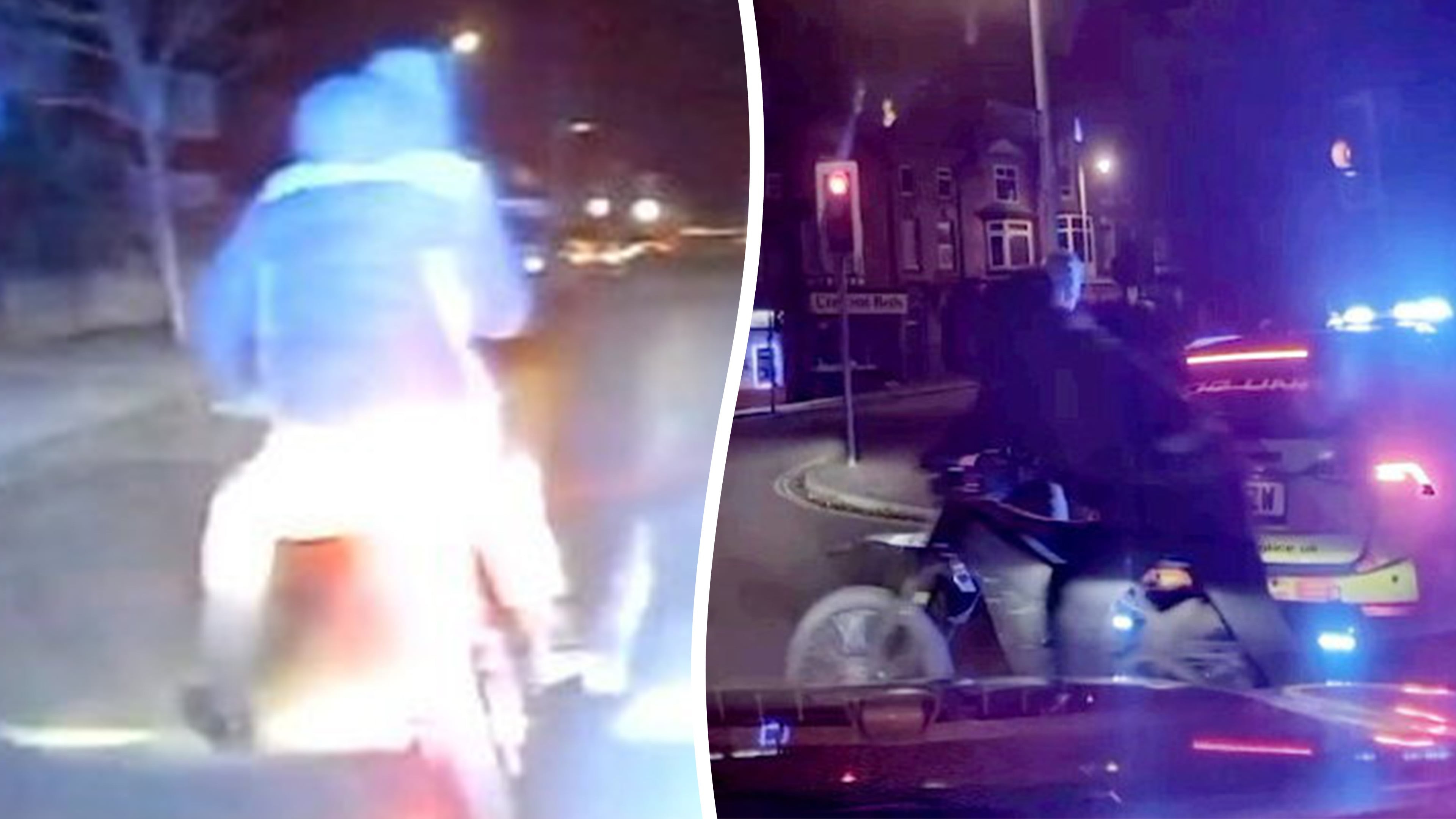 E-bike rider jailed after 50mph pavement police chase