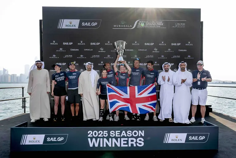 Emirates GBR clinch 2025 SailGP title in Abu Dhabi Sail GP