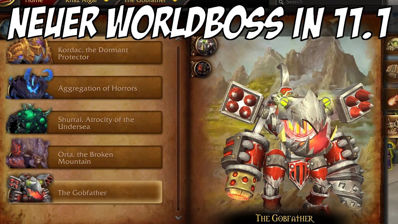 Guter Loot zum Start der Season: Neuer Worldboss in Patch 11.1 - der ...