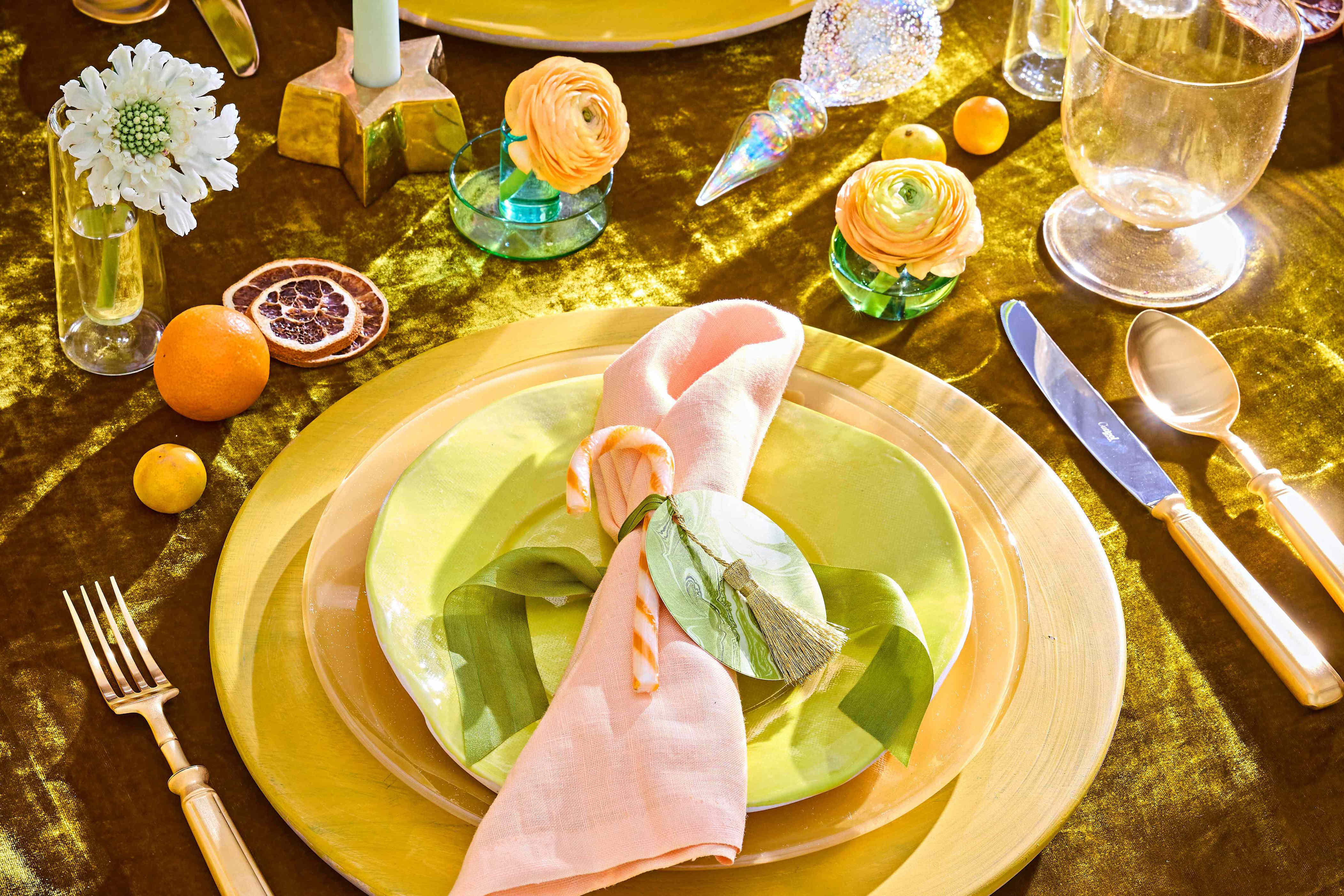 How To Style A Traditional Red-And-Green Holiday Table With A Twist