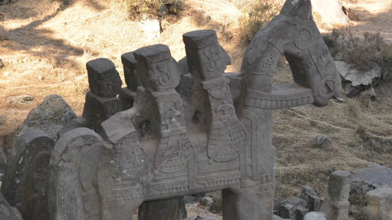 Ancient rock-carved warriors of Gool losing battle against time