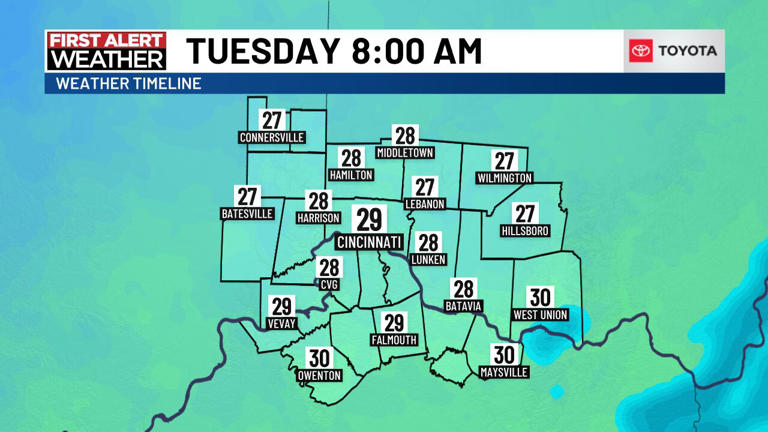 First Alert Weather Day Tuesday: Snow is coming