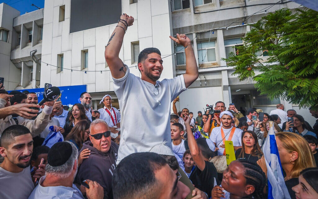 Freed hostage Yosef-Haim Ohana heads home from rehab, 6 weeks after ...